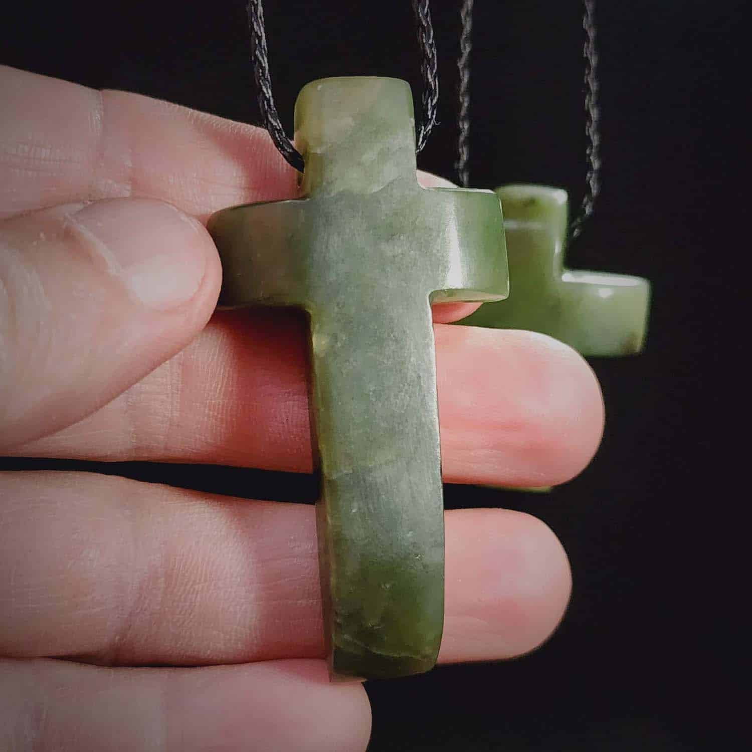 Pounamu Crosses - Campbell Carving